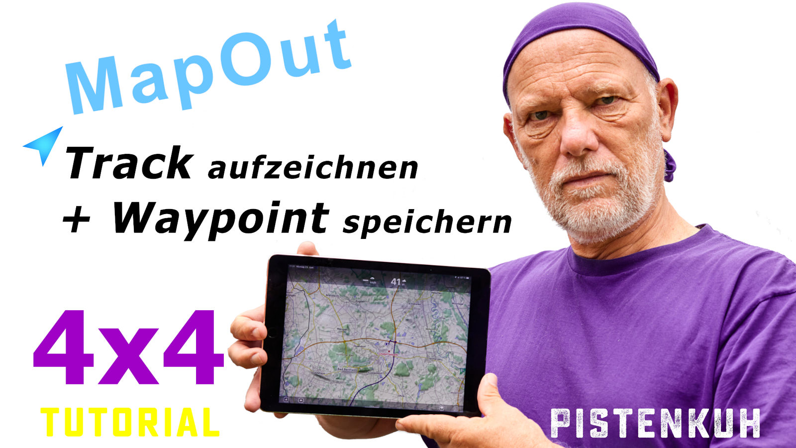 Navigationsapp Mapout - Trackaufzeichnung und Wegpunkte speichern - Pistenkuh